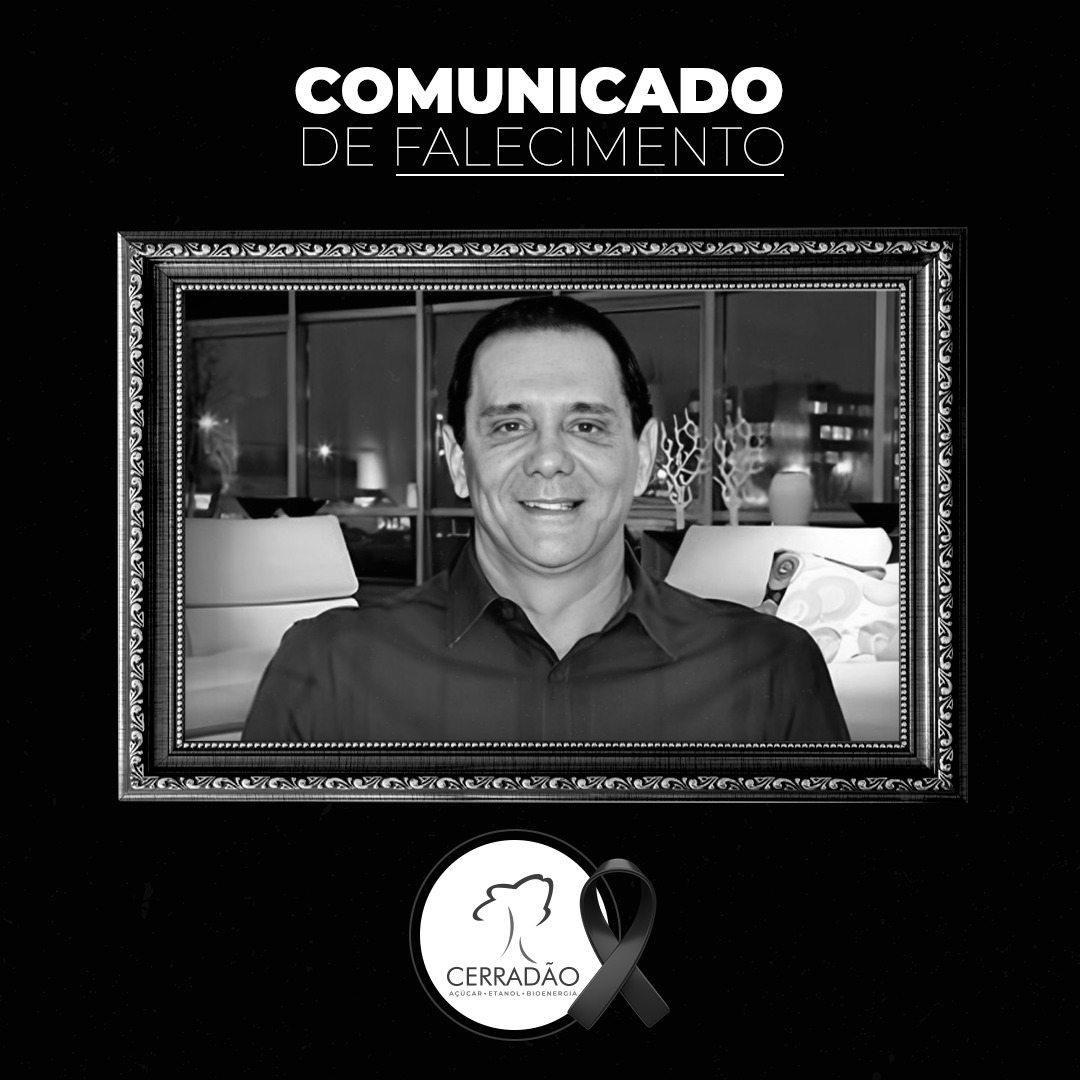Comunicado de falecimento do sr José Pedro Andrade - Cerradão